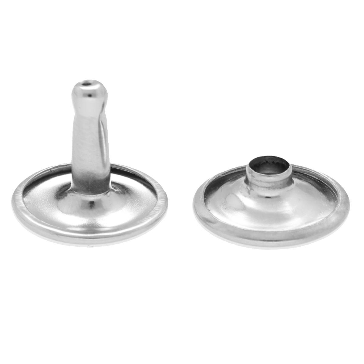 Double Cap Rivet 'Stainless Steel' 10x12 mm | Paracord.shop